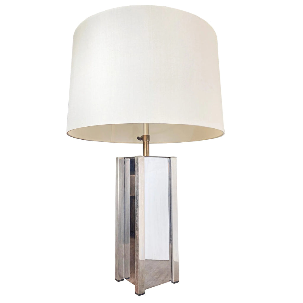 FRENCH 1970’S TWO TONE METAL LAMP – Downtown 20 LA