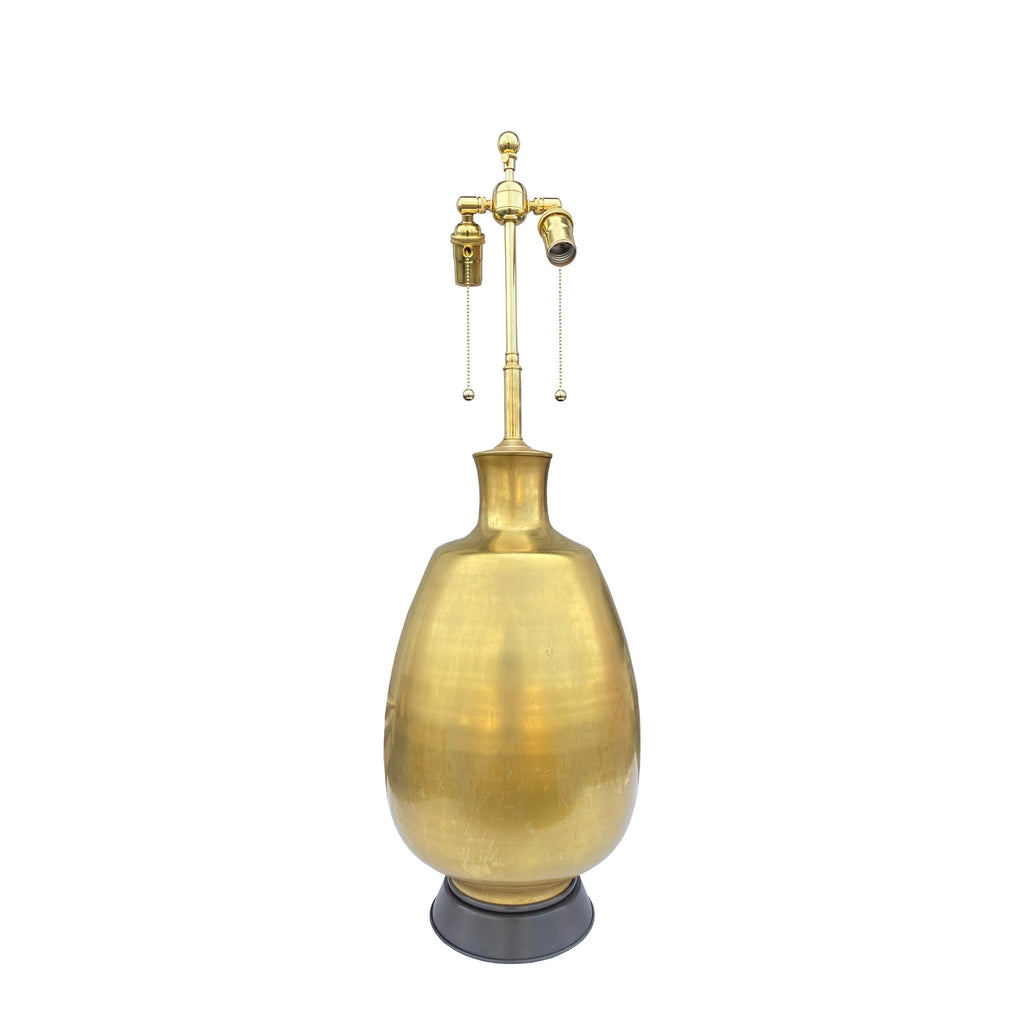 THICK GLASS GOLD GILDED TABLE LAMP – Downtown 20 LA