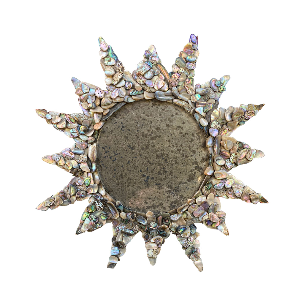 STARBURST TUMBLED ABALONE MIRROR – Downtown 20 LA